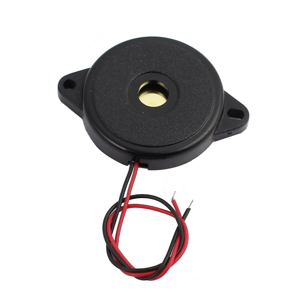 DC 1-30V 12V 2-Wired 85dB Sound Passive Electronic Buzzer Alarm Black ...