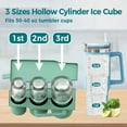 Ice Cube Tray For 40 Oz Tumbler Cup Silicone Ice Cube With Lid And For ...