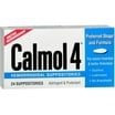 ResiCal Calmol 4 Hemorrhoidal Suppositories, 24 Count HSA/FSA Eligible ...