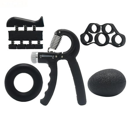 Hand Grip Strengthener Workout Kit 5 Pack, Adjustable Grip Exerciser ...