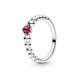 Pandora ruby birthstone ring store
