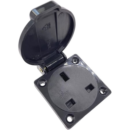 JOYWEI By Waterproof Ip44 Socket For Type G Plug, Dustproof Rainproof ...