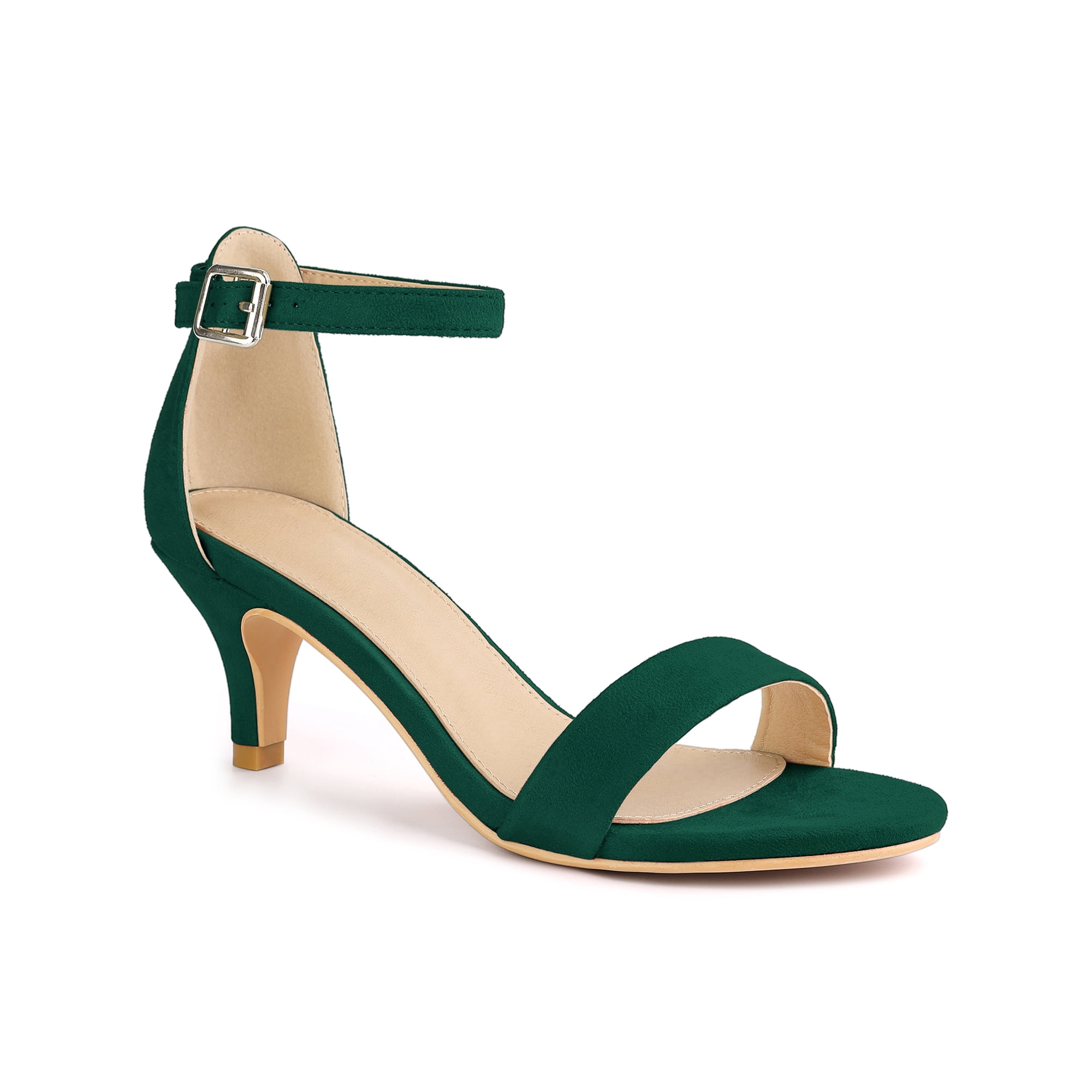 Click here for Blissful Step Womens Strappy Open Toe Kitten Ankle... prices