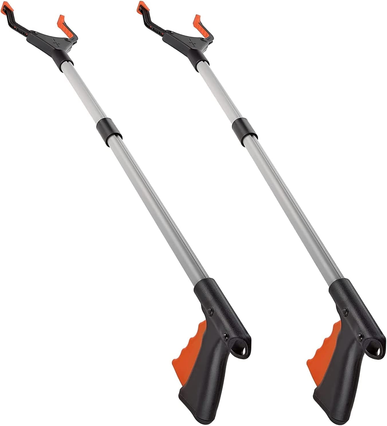 MEDca Reacher Aids Trash Grabber Tool 32 inch Folding Upper Gripping ...