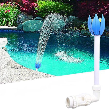 Pool Fountain Jet Adjustable Waterfall Pool Fountain Spray Lotus Shape ...
