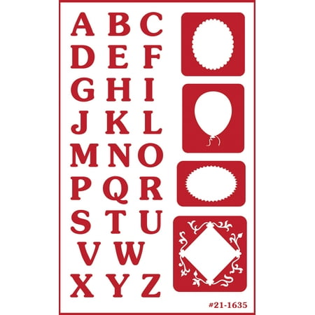 Armour Products Etch Over N Over Stencil, Reverse Lettering - Walmart.ca