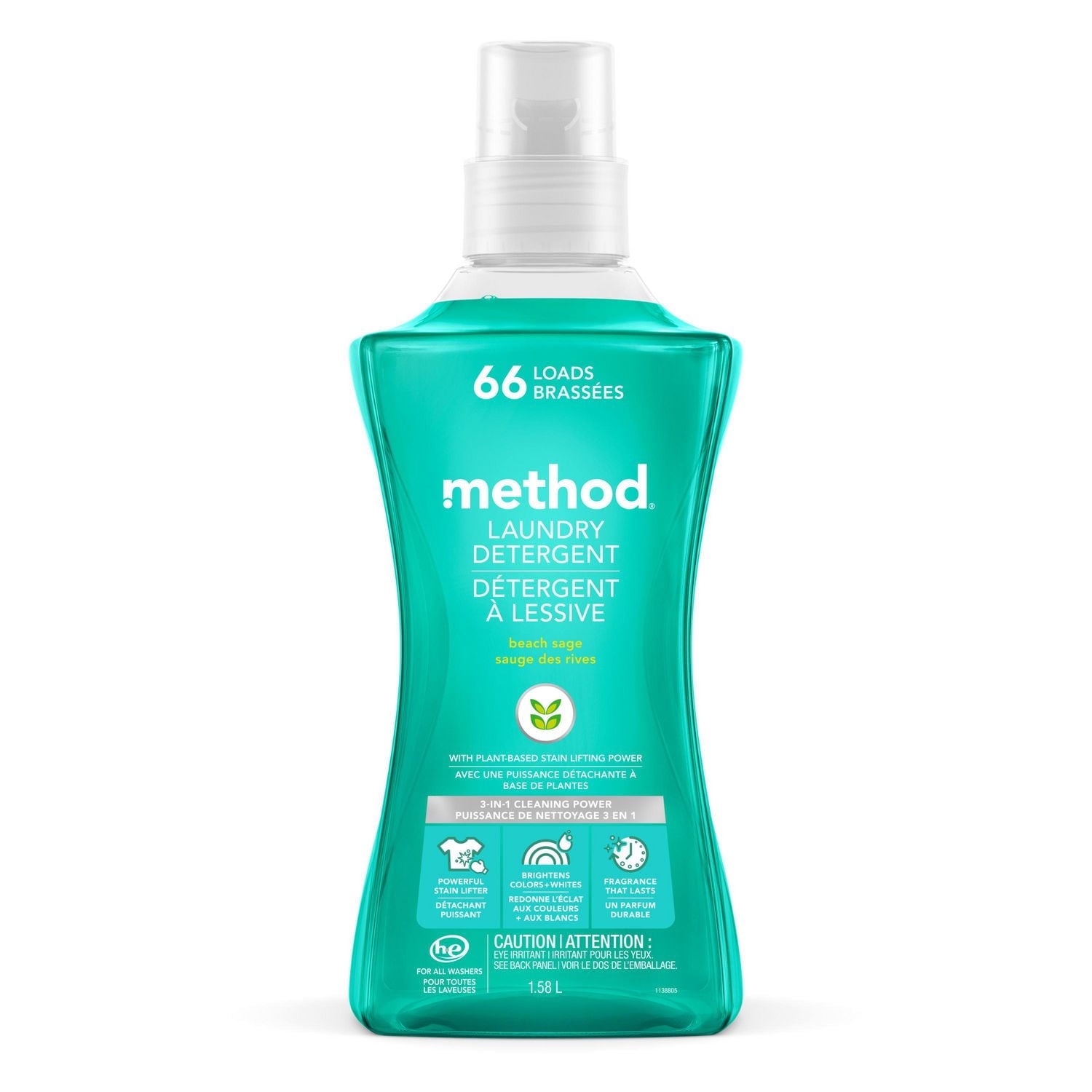 Click here for Method Laundry Detergent  Beach Sage  1.56l  66 Lo... prices