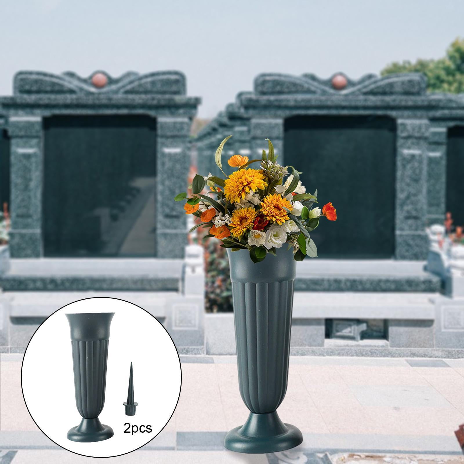 Flower Holder Cemetery Grave Cone Vase Memorial Vase For Flower ...
