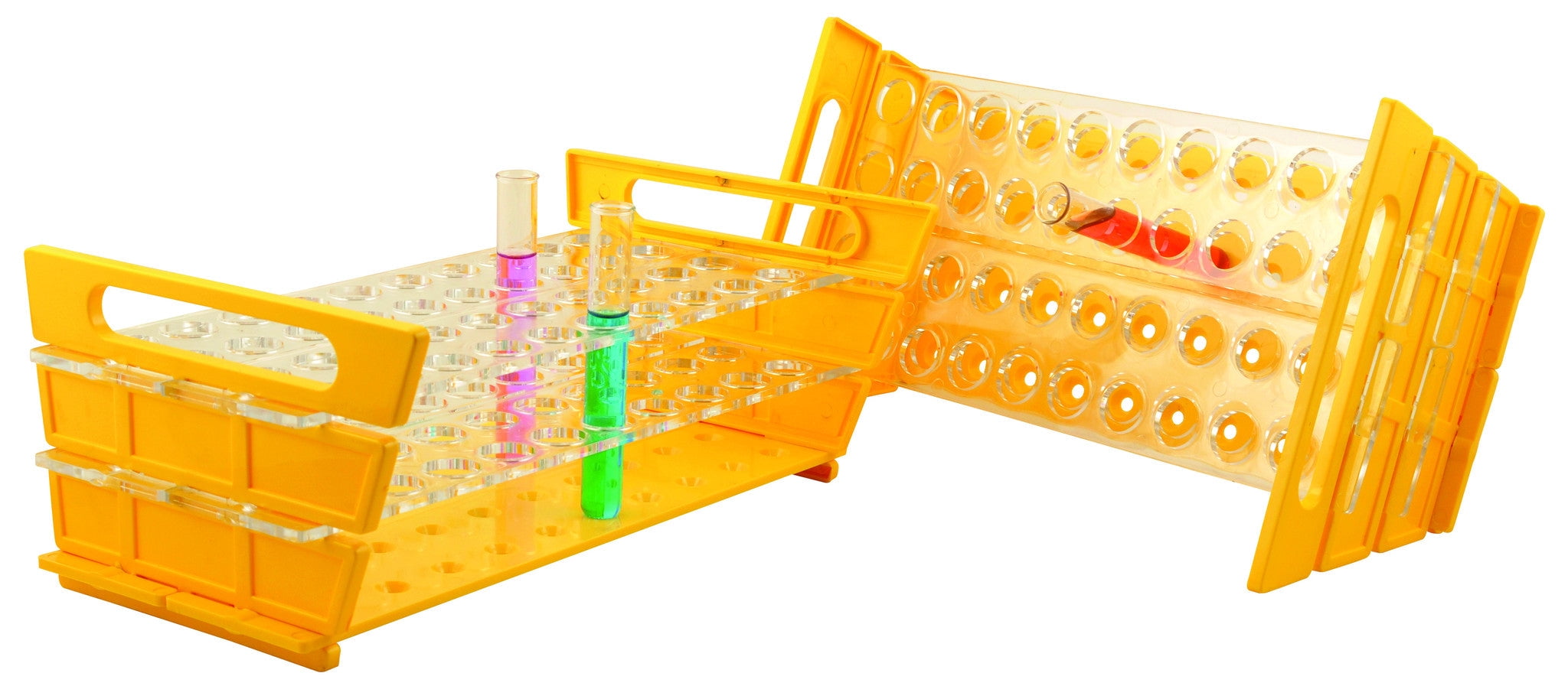 Test Tube Slant Rack, Plastic - Holds 40 x 20mm Diameter Tubes - Harden ...