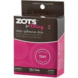 Zots Adhesive Dots Bling .125In Diam .015 Thick 325Ct Roll - Walmart.com