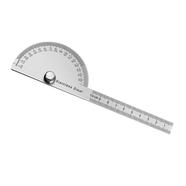 Destyer 180° Protractor Angle Rulers Universal Worker Stainless Steel ...