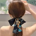Satin Fabric Hair Bands, Ribbon for Hair for Women Adjustable Bow ...