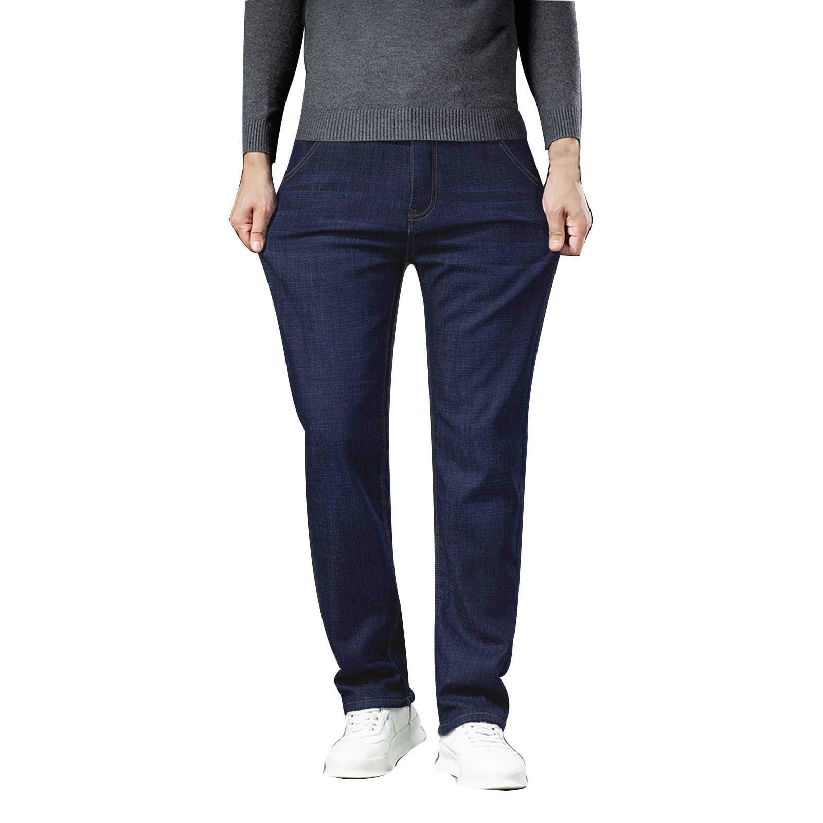 Click here for Ediodpoh Mens Stylish Winter Slim Fit Jeans For Ou... prices