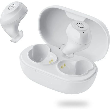 Wireless Earbuds, E60 White Apt-x Deep Bass Bluetooth Earbuds CVC8.0 ...
