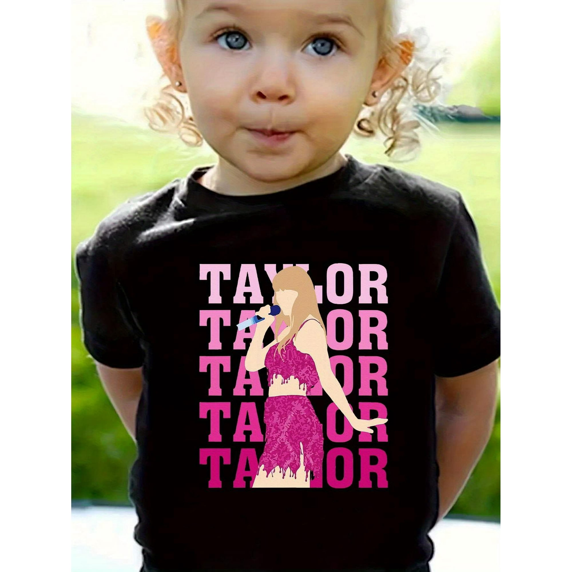 Click here for Generic Taylor  Letter Print Girls Creative T-Shir... prices