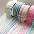 6Rolls Gridded Masking Tape Adhesive Decorative Tape for Scrapbooking ...