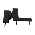 Renovators Supply Black Cabinet Hinges 3.5 in HL Offset Hinge Left ...