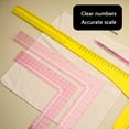 MOMOJIA Multifunctional Plastic Rule Sewing Rule Multifunctional Rule ...