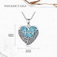 Angel Number Necklace for Women S925 Sterling Silver 111 222 333 444 ...