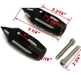 Black 1" Spike Billet Handlebar Riser for Harley Sportster Softail Dyna ...