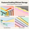 6 Pack Hanging File Folders,Hanging File Folders Letter Size with 1/5 ...