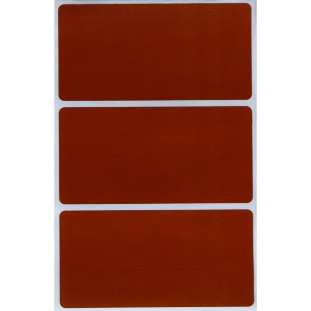 Royal Green Rectangular Metallic Stickers to Write On Name Tags for ...