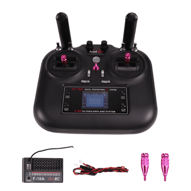 Control Remoto HT-10A con Pantalla A Color de Diez Canales para Control Remoto de Modelos de ...