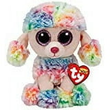 Ty, Rainbow Poodle Beanie Boo Small 6 inch, 37223, Stuffed Animal ...