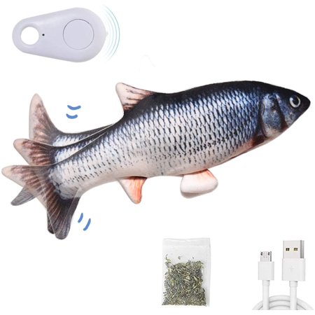 IGUOHAO Remote Control & Motion Activated Floppy Fish 2021 Upgrade ...