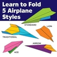 Creativity for Kids Neon Glow Paper Airplanes: Makes 70 Paper Planes ...