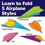 Creativity for Kids Neon Glow Paper Airplanes: Makes 70 Paper Planes ...