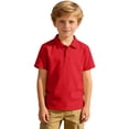 BFHHYA Boys Girls 3-Pack School Uniform Shirts Casual Short Sleeve ...