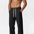 Blmnix Sweat Pants Men Pants Men's Sweatpants Low Rise Palazzo Baggy ...