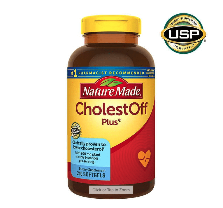 Nature Made CholestOFF Plus, 210 Softgels - Walmart.com - Walmart.com