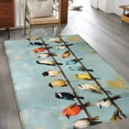 Colorful Birds Area Rug 3x5 FT, Non Slip Entryway Bedside Carpet ...