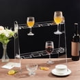 2-Tier Acrylic Champagne Holder 10 Hole Clear Champagne Flute Glass ...