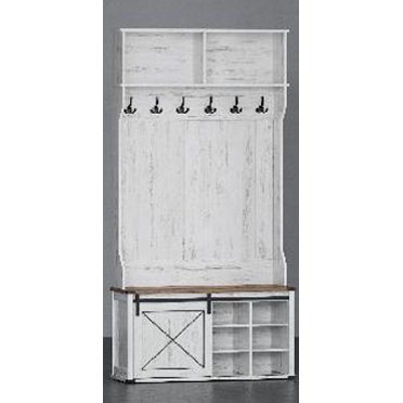 Free Shipping! Crosley Furniture Seaside Wood 4 Hook Hall Tree in ...