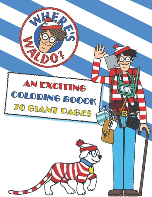 Where's Waldo Coloring Book: GREAT Coloring Book for Any Kid with ...