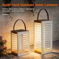 Solar Yard Modern Solar Outdoor Floor Lamp, Waterproof Metal Patio ...