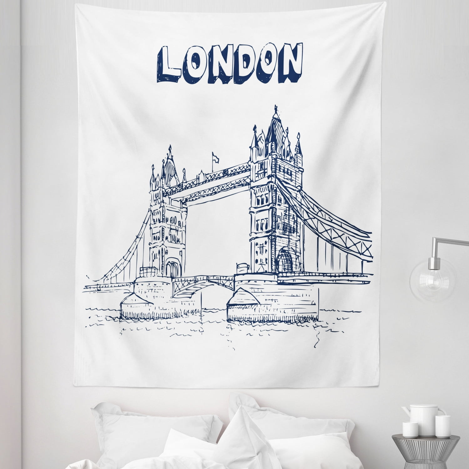 London Tapestry, Tower Bridge in London British Architecture ...