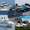 4-Way Marine Control Panel With USB Ports And LED Power Meter For Boats ...