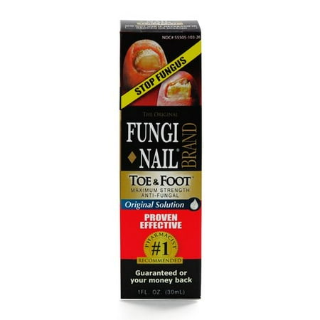 FungiNail Double Strength Anti-Fungal Solution, 1 fl oz - Walmart.com
