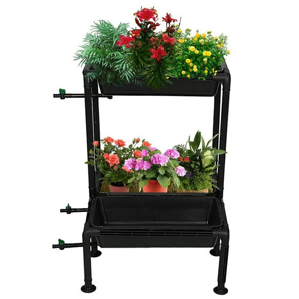 Kraft Seeds Growing Rack Stack Up Planter “ Triple Tray Kit for Home ...