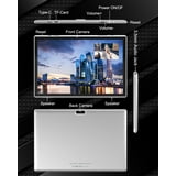 ZZB ZB10 10'' Quad-Core Android Tablet, 4G LTE, 2GB RAM, 32GB ROM ...