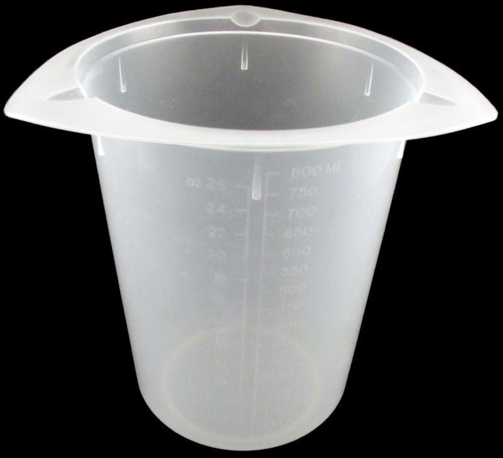 800ml Tri-Pour Polypropylene Tri-Pour Beaker No Spill Pour Design ...