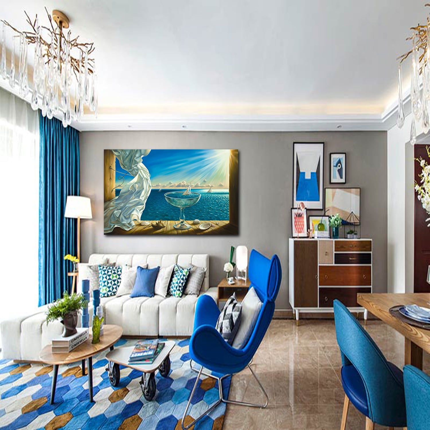 Three Winged Ship Vladimir Kush