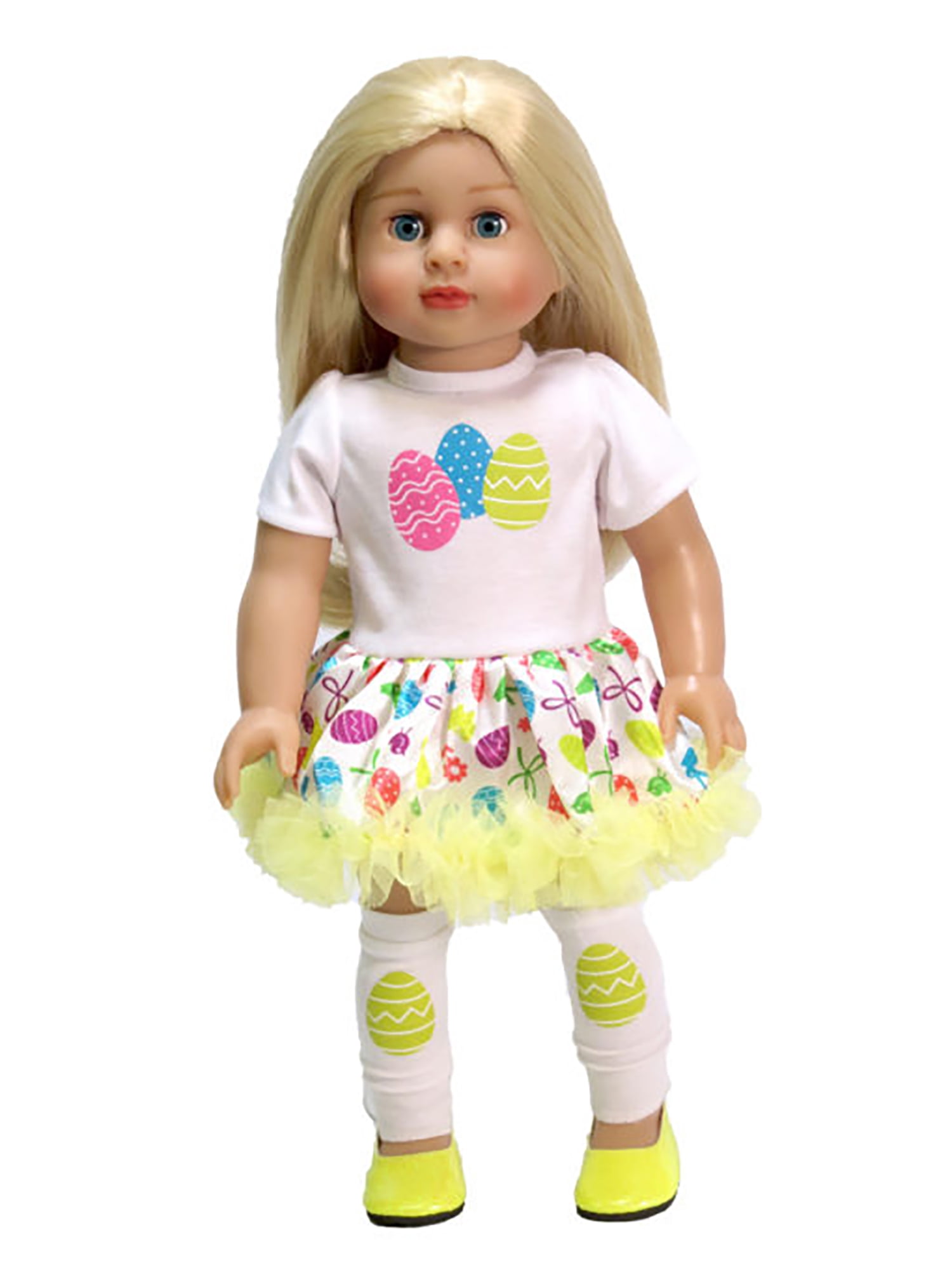 Vibrant Easter Egg Dress for an 18" Doll - Walmart.com