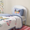 Mainstays Kids Textured Butterfly Comforter Set, Twin, 2 Pieces ...