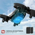 HS210F 2-in-1 RC Drone/Cars, One-Key, Take Off, Toss Fly, 3D Flips, 360 ...