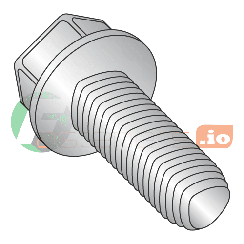 M4-0.7 x 10 mm Full Trilobe Thread Forming Screws / Unslotted / Hex ...